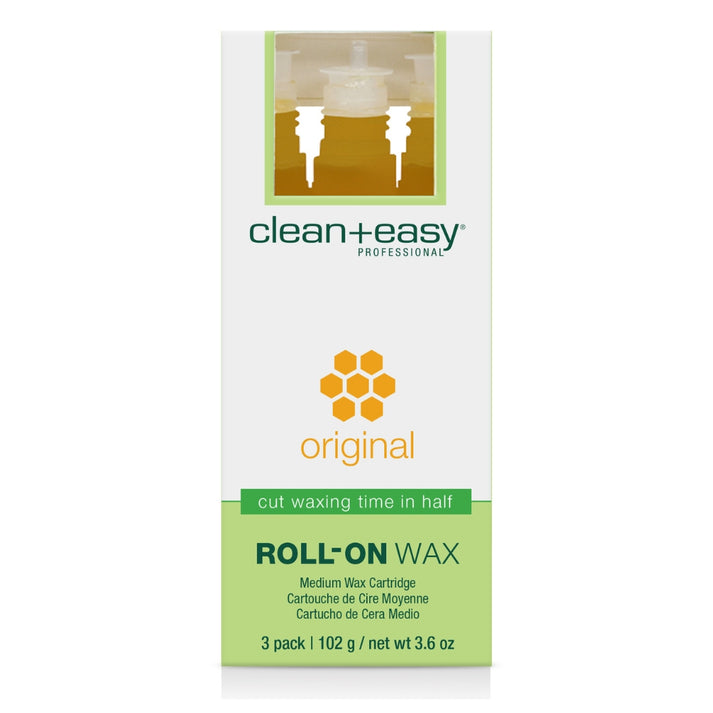 Clean+Easy Original Roll-On Wax Refill Medium